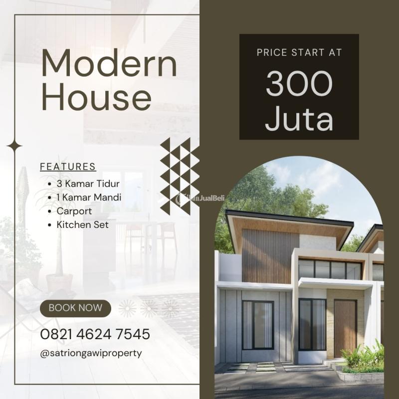 Dijual Rumah Tipe 50 2KT 1KM Legalitas SHGB di Ngawi - Tribun JualBeli