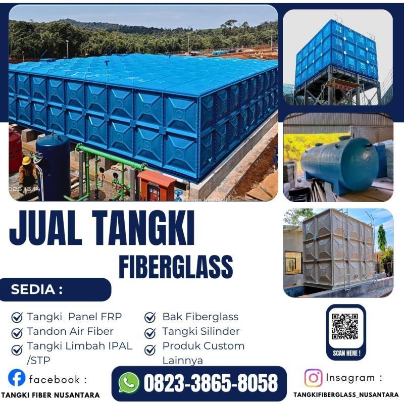 Tangki Panel Fiberglass FRP, Tangki Air Silinder FIber Berkualitas di ...