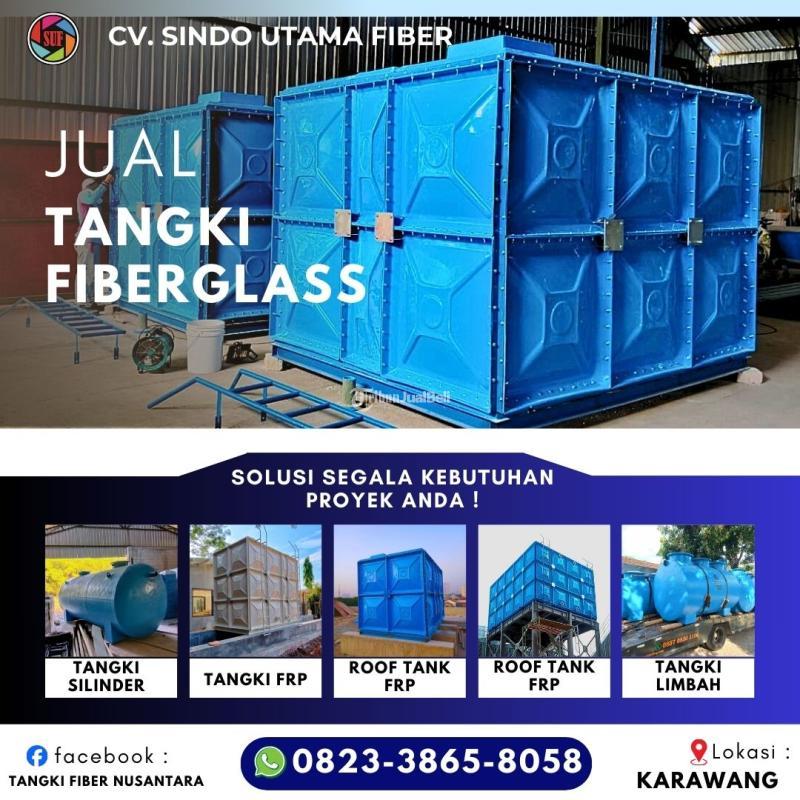 Tangki Panel Fiberglass FRP, Tangki Air Silinder FIber Berkualitas di ...