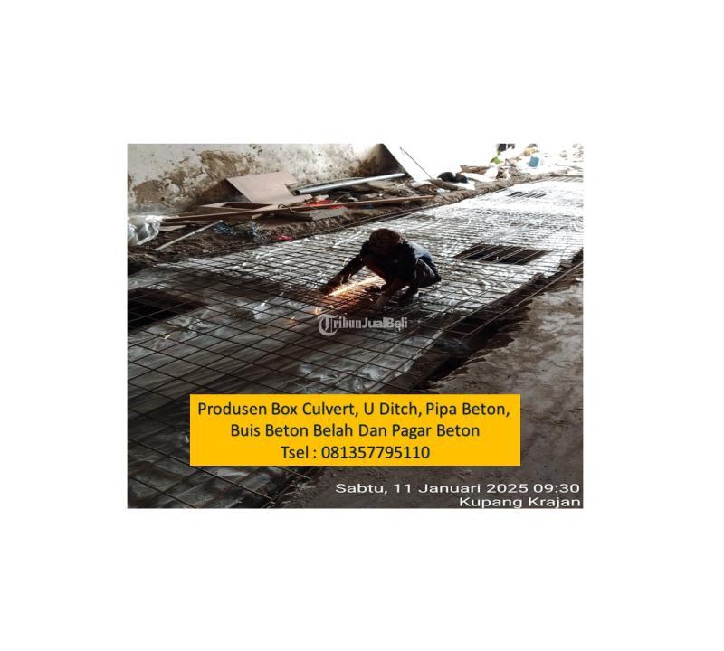 Supplier Box Culvert Dan U Ditch di Kediri - Tribun JualBeli