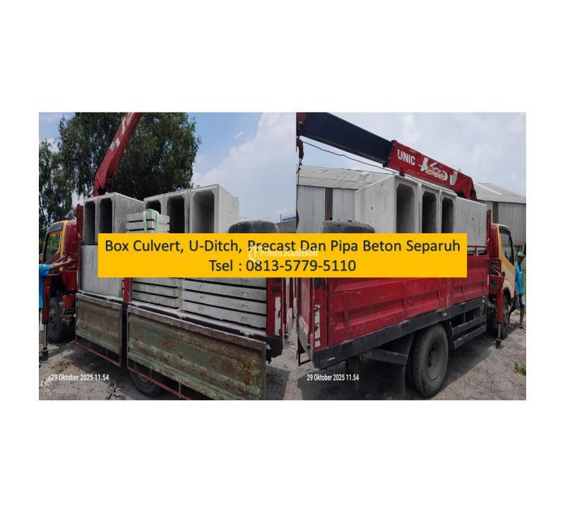 Pabrik Box Culvert U Ditch di Blitar - Tribun JualBeli