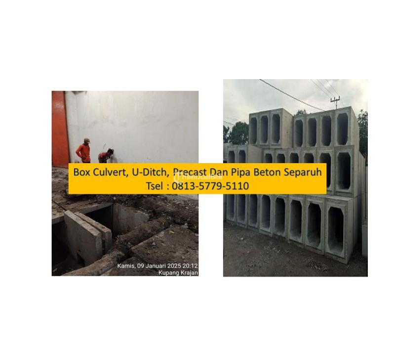 Box Culvert Dan U Ditch di Bojonegoro - Tribun JualBeli