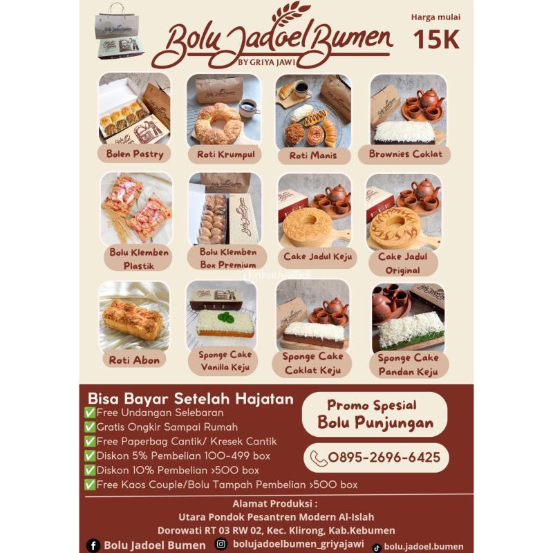 Roti Punjungan Terlaris Rasa Dijamin Enak di Kebumen - Tribun JualBeli