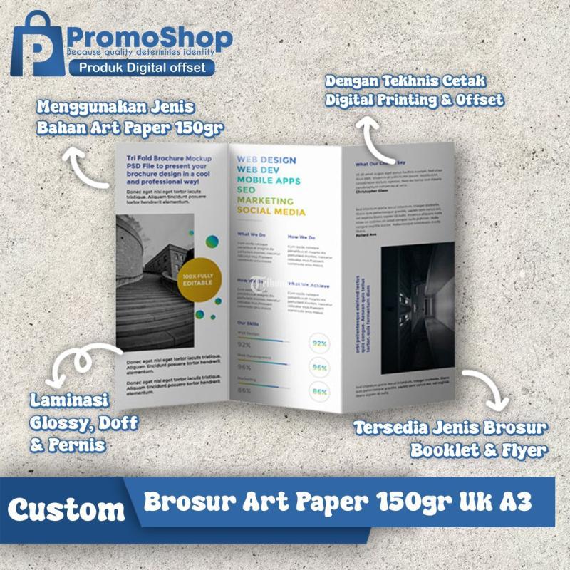 Print Leaflet Custom Full Colour Harga Murah di Jakarta Timur - Tribun JualBeli