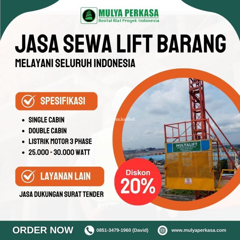 Sewa Lift Barang, Lift Cargo, Alimax Di Jeneponto di Makassar - Tribun ...