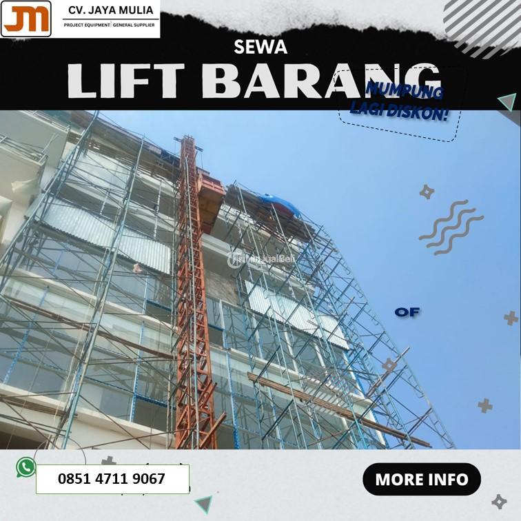Jasa Sewa Lift Barang, Lift Material, Alimax, Murah, Bisa Nego di ...