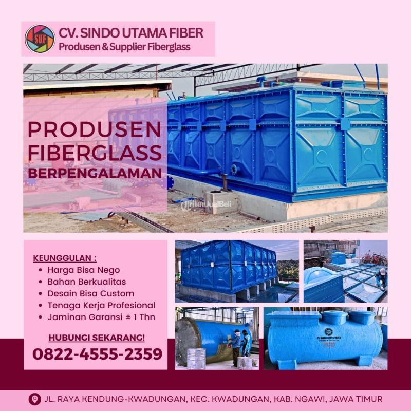 Rooftank dan Groundtank Fiberglass Berkualitas di Ciamis - Tribun JualBeli
