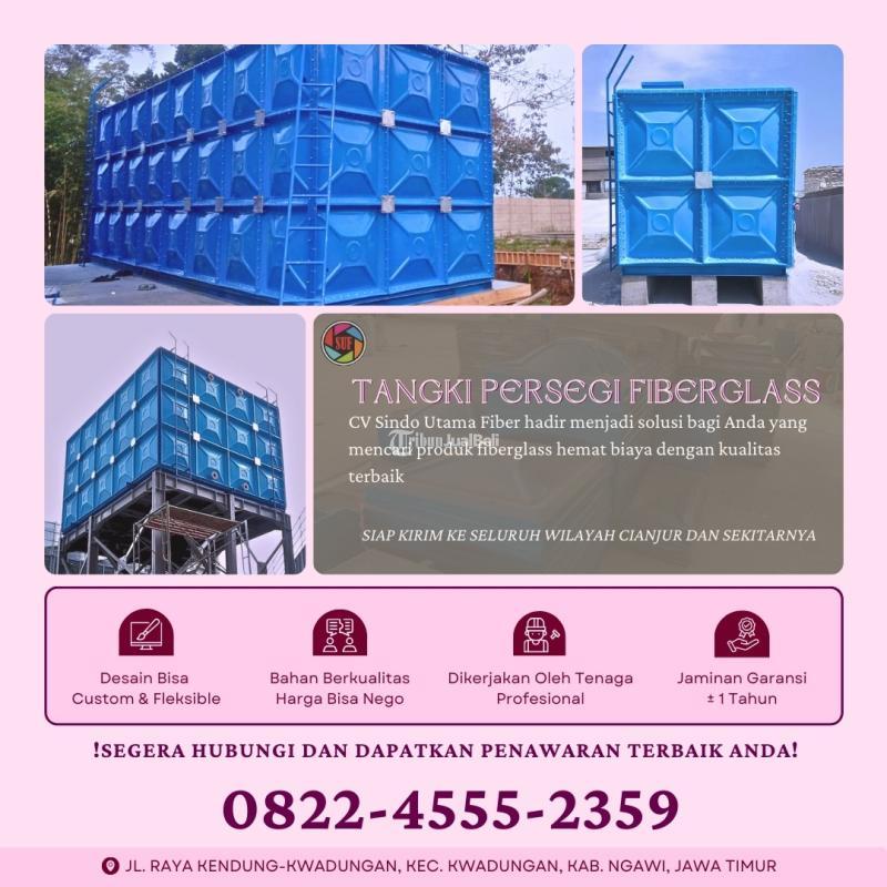 Tangki Biru Fiberglass Profesional di Cianjur - Tribun JualBeli