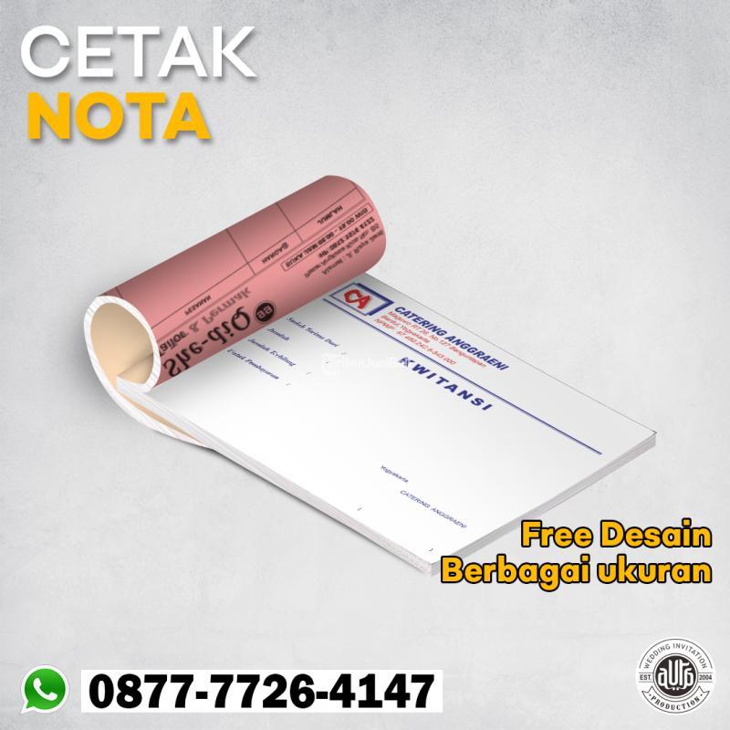 Nota Ukruan Lengkap Gratis Desain di Bantul - Tribun JualBeli