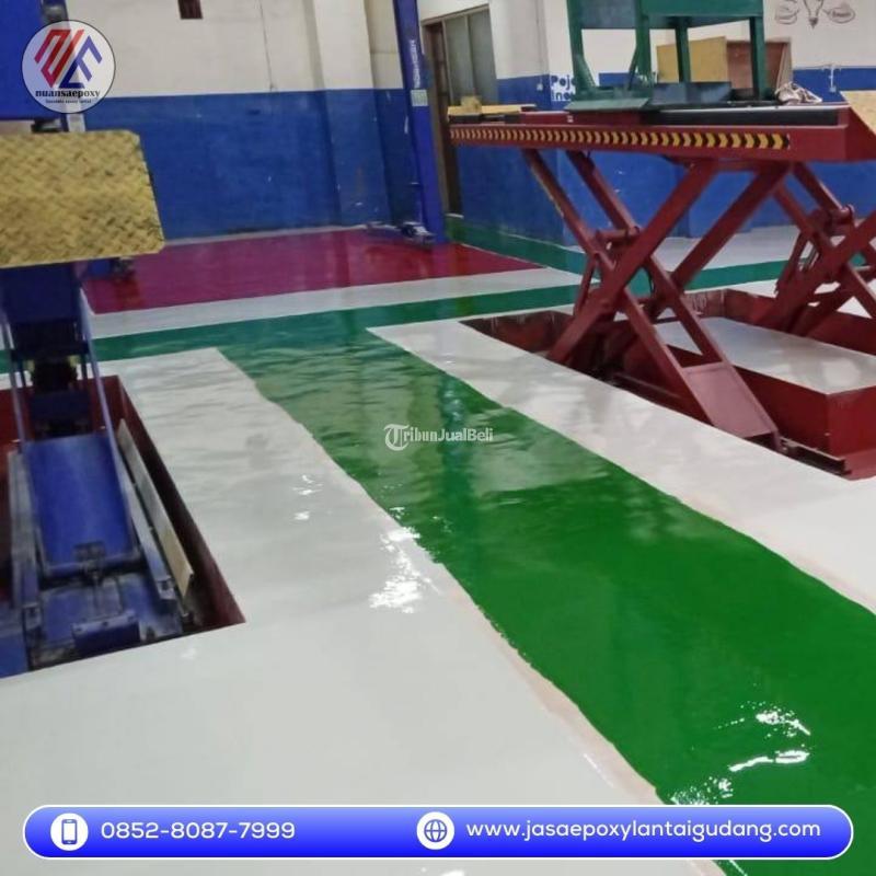 Pemasangan Epoxy Lantai untuk Showroom Mobil di Bandung Kota - Tribun ...