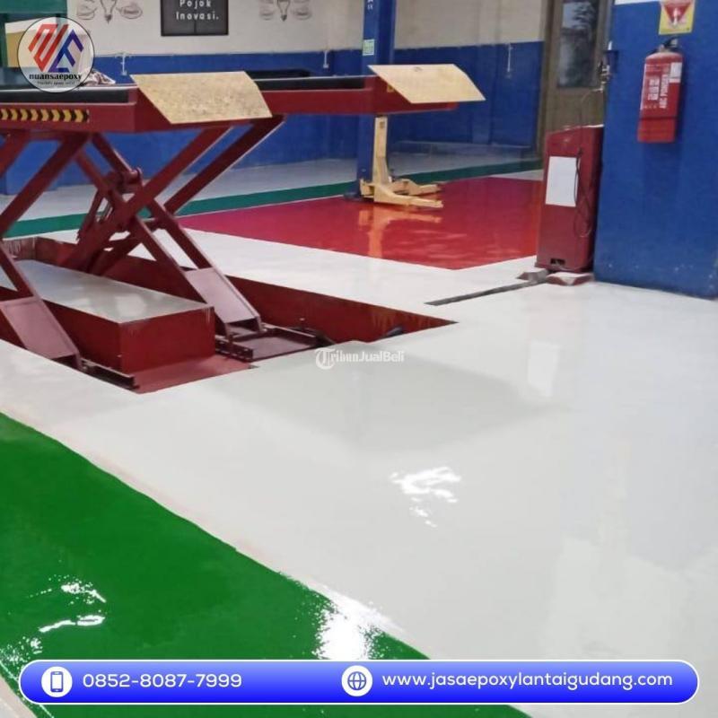 Pemasangan Epoxy Lantai untuk Showroom Mobil di Bandung Kota - Tribun ...