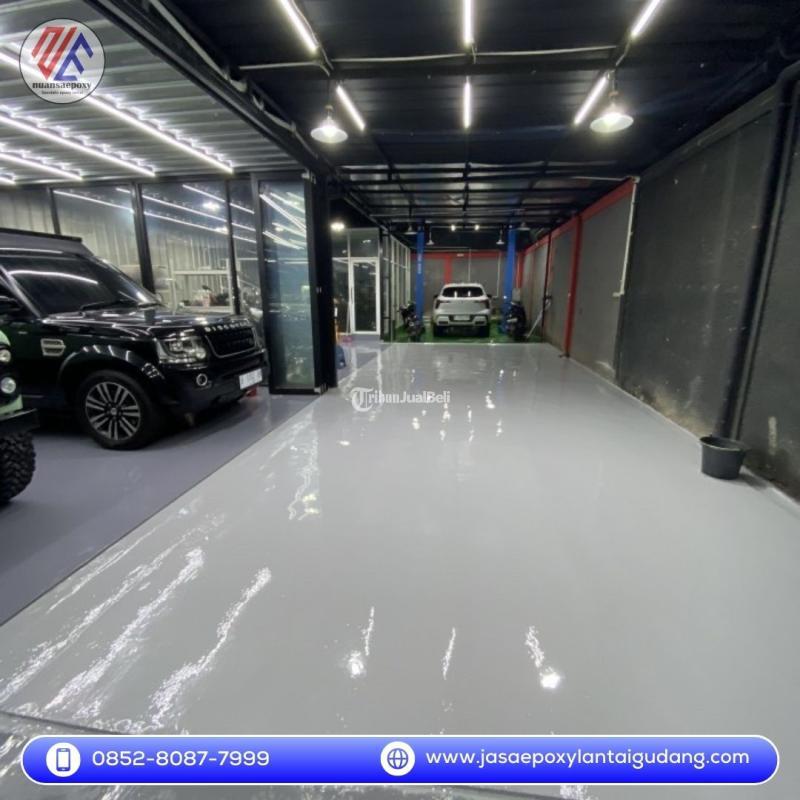 Pemasangan Epoxy Lantai untuk Showroom Mobil di Bandung Kota - Tribun ...