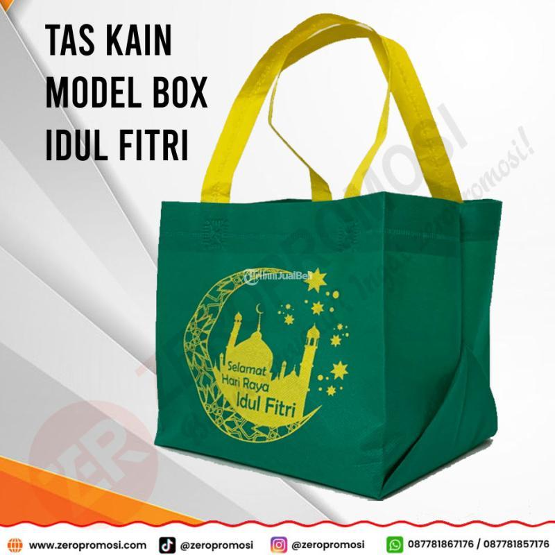 Cocok Buat THR Hampers Tas spunbond Model Box Cantik untuk Lebaran di ...