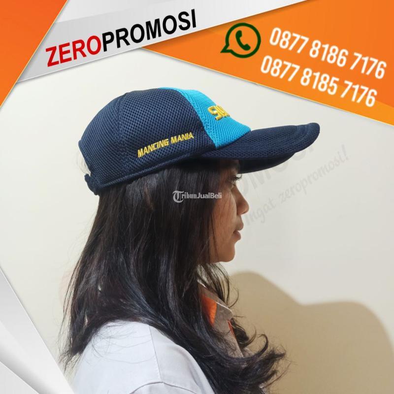 Cetak Logo Topi Bahan Double Mes Jala Tucker Hat di Tangerang - Tribun ...