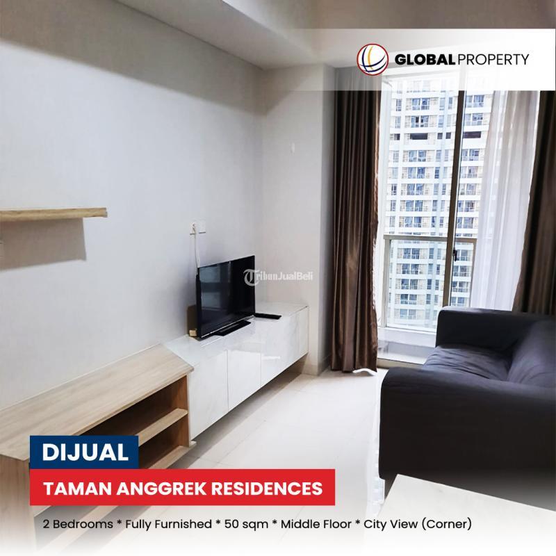 Dijual Apartemen Fully Furnished 2 Bedroom City View Corner, Taman ...
