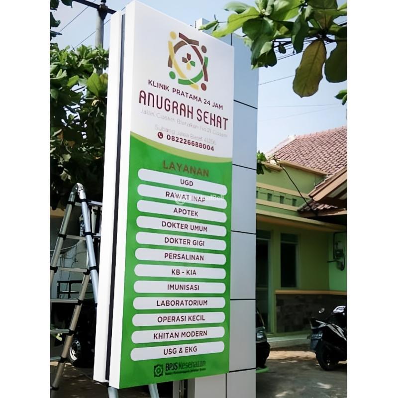 Pylon Sign Akrilik di Banjarnegara - Tribun JualBeli
