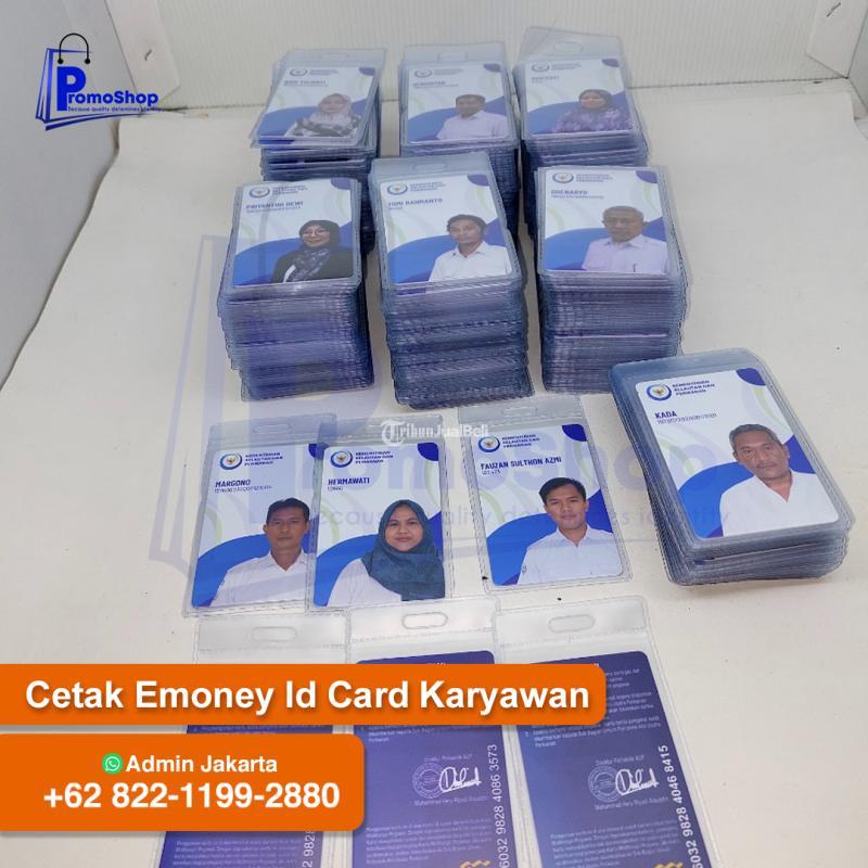 Jasa Cetak Emoney Card, Design Id Card Karyawan, Custom Kartu E Toll ...