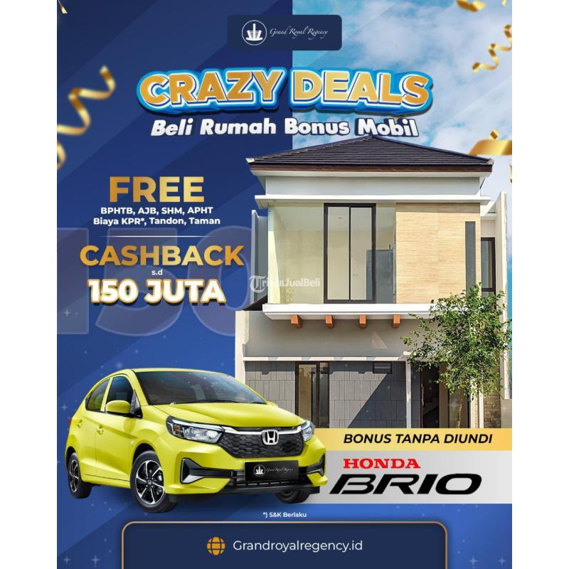 Jual Rumah Mewah Tipe 130 Baru Strategis Di Grand Royal Regency Wage ...
