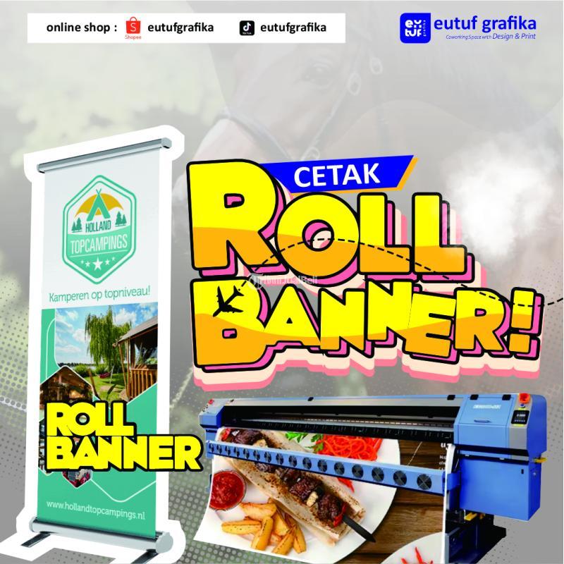 Cetak Roll Up Banner di Sidoarjo - Tribun JualBeli