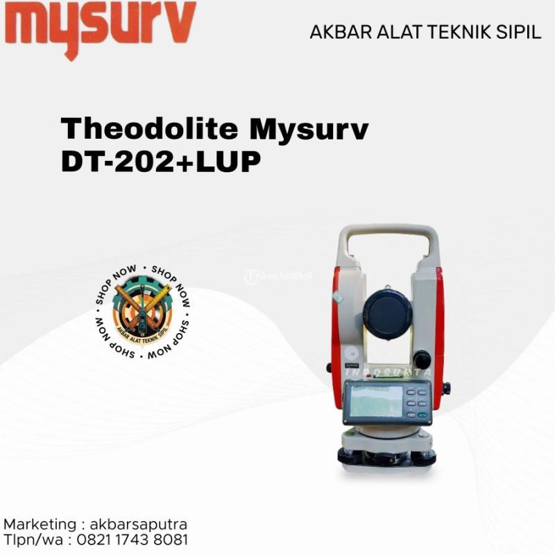 Supplier Theodolite Mysurv DT 202 LUP, Pengukuran Tower Survei Lebih Mudah di Jakarta Barat ...