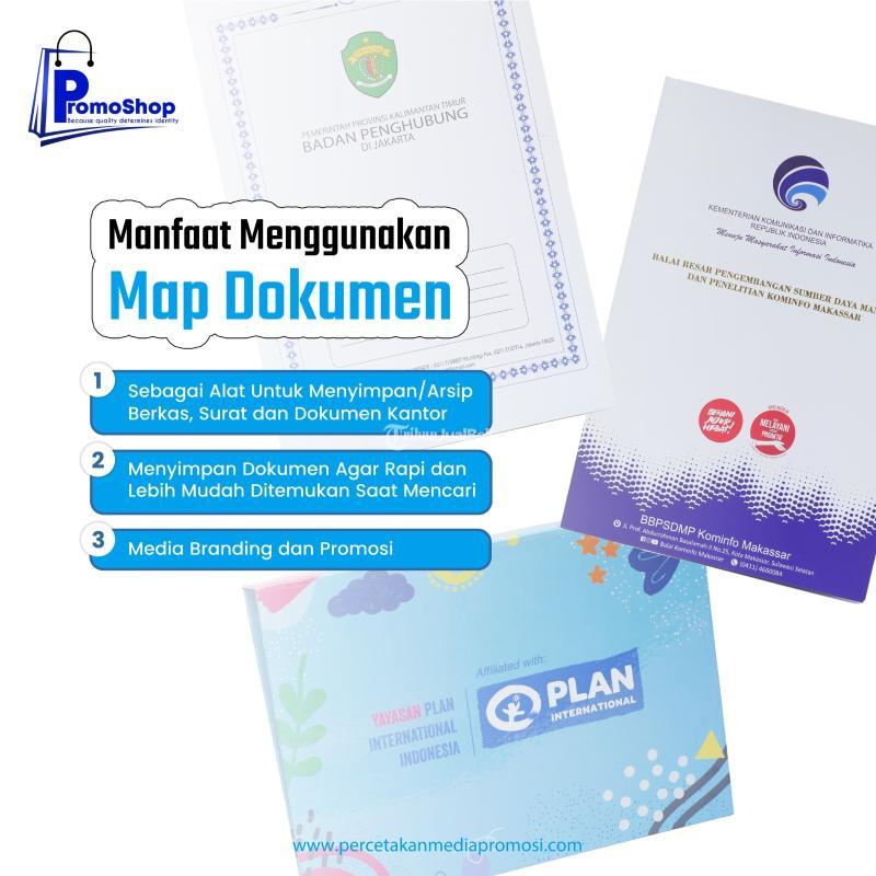 Cetak Map Dokumen Perusahaan Custom Harga Terjangkau Percetakan ...
