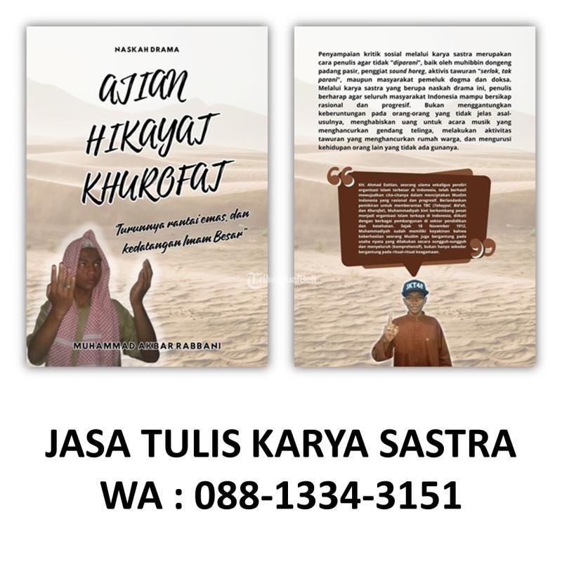 Jasa Menulis Karya Sastra Fiksi di Malang - Tribun JualBeli