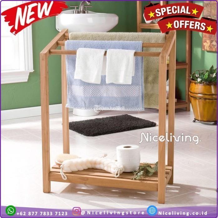 Gantungan Handuk Kayu Plus Jati Gantungan Baju Modern Furniture di ...