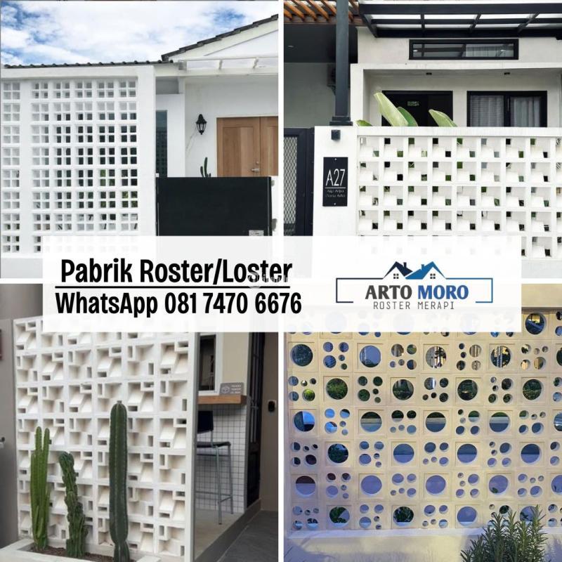 Gudang Roster Beton Teras Minimalis di Dlanggu di Mojokerto - Tribun ...