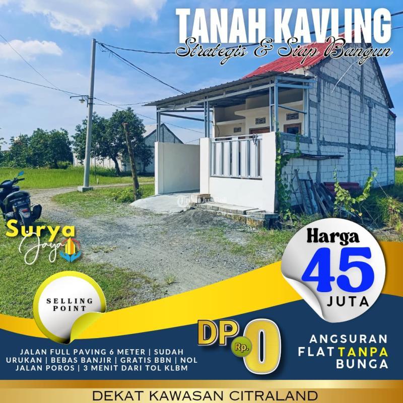 Dijual Tanah Siap Bangun 50m2 Rp 45 Juta di Gresik - Tribun JualBeli