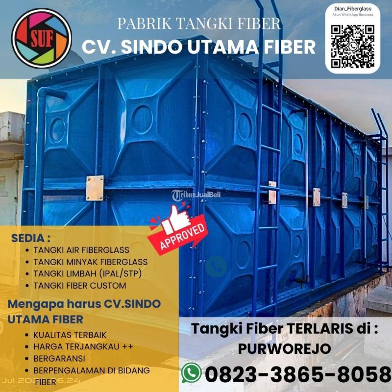 Tangki Air Fiberglass FRP 2000 Liter, Tangki Panel FRP di Purworejo ...