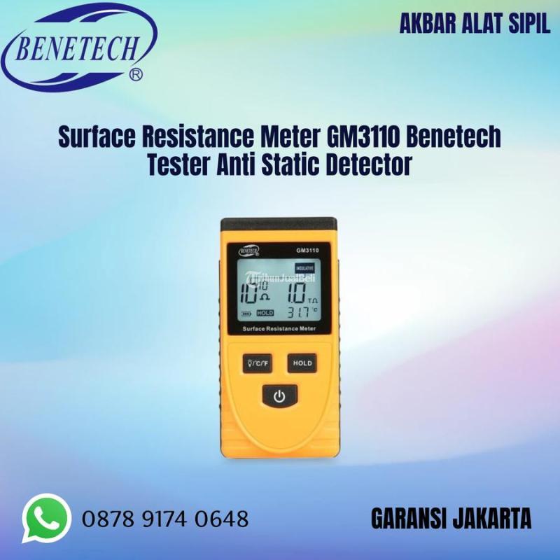 Benetech GM3110 Surface Resistance Meter Alat Ukur Anti Static Tester ...
