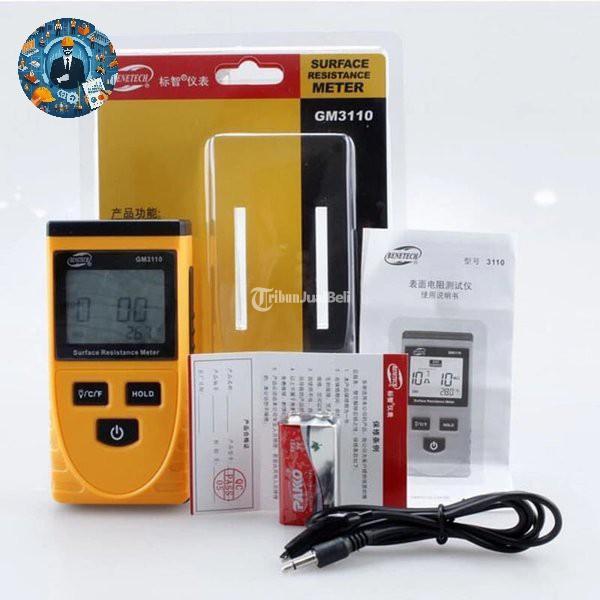 Benetech GM3110 Surface Resistance Meter Alat Ukur Anti Static Tester ...