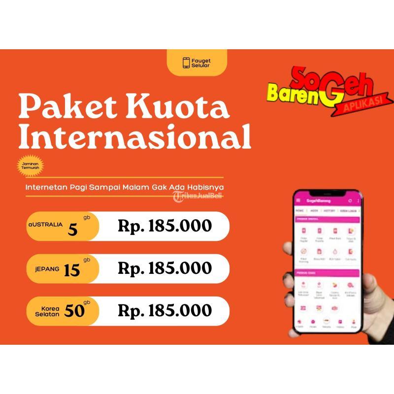 Promo Paket Kuota Internasional di Surabaya - Tribun JualBeli