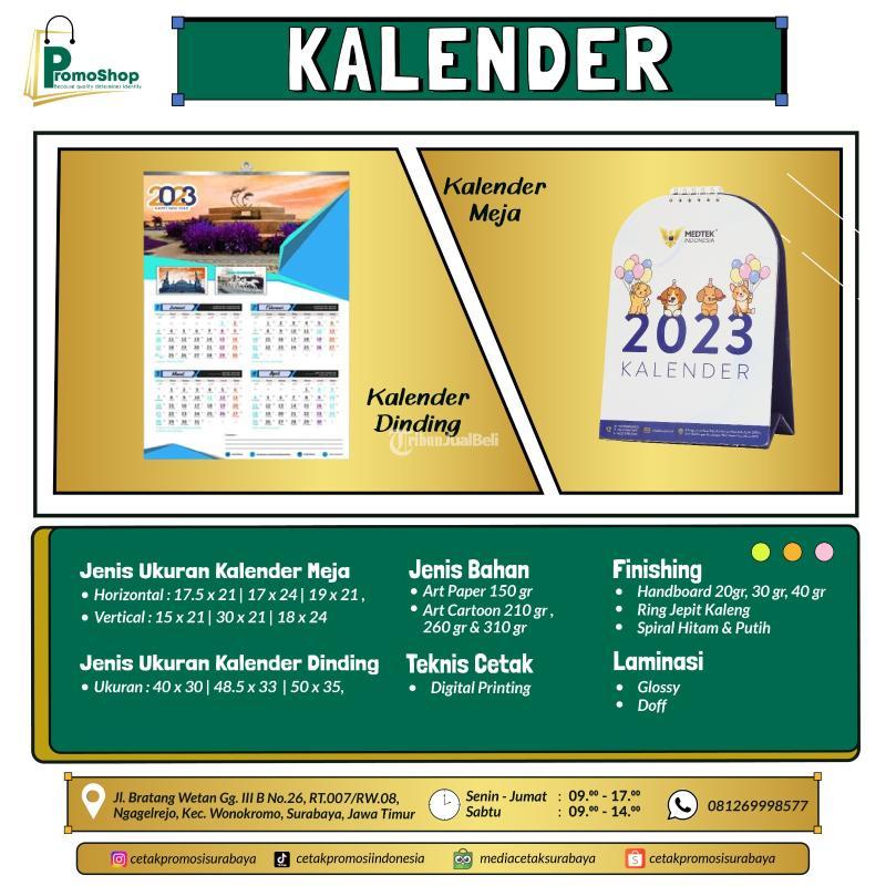 Jasa Cetak Kalender Duduk 2025, Custom Desain Tour Travel, Souvenir ...
