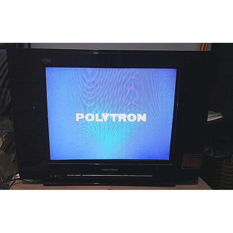 Tv Tabung Polytron Sim Layar Datar 21 Inch dan Stb Set Top Box Hd Murah ...
