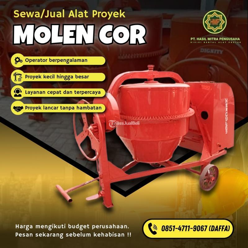 Sewa Molen Cor Bangunan, Mesin Pengaduk Semen, Kapasitas 50di100 Kg di Malang - Tribun JualBeli