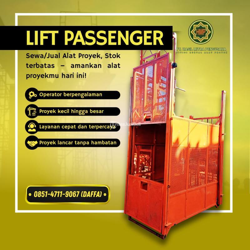 Lift Barang Proyek Gudang Kapasitas 1 Ton Custom Tinggi di Malang ...