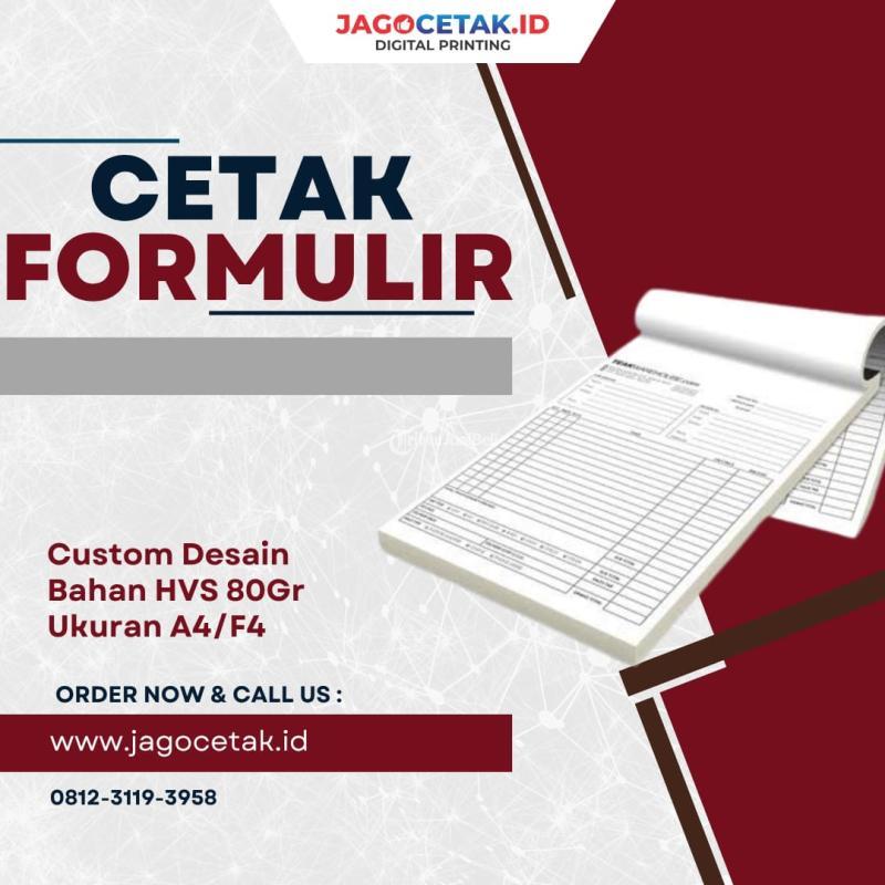 Cetak Formulir Kustom di Sidoarjo - Tribun JualBeli