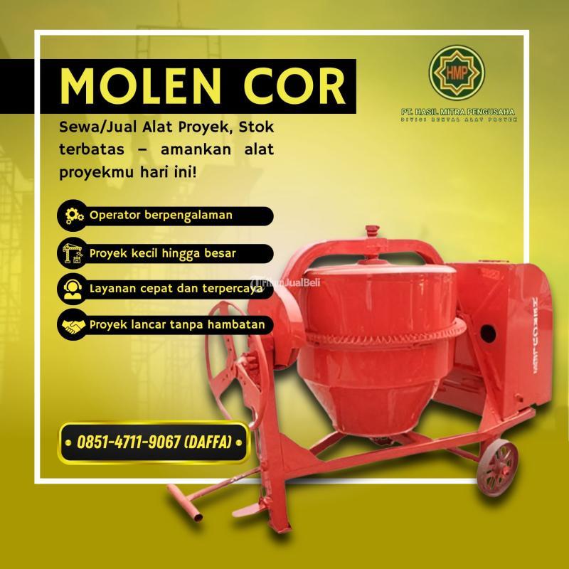 Sewa Molen Cor Beton, Mesin Pengaduk Semen 50di100 Kg di Malang - Tribun JualBeli