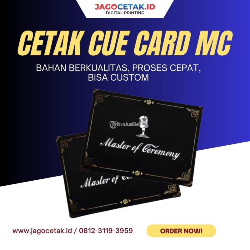 Jasa Cetak Cue Card MC Custom di Sidoarjo - Tribun JualBeli