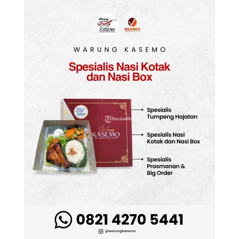 Pusat Catering Nasi Box Warung Kasemo di Malang - Tribun JualBeli