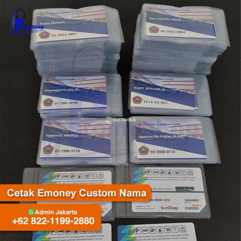 Cetak Kartu Emoney Custom Nama Identitas Percetakan Kartu Termurah di ...