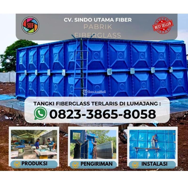 Tangki Air Fiberglass FRP 2000 Liter, Tangki Fiber di Lumajang Jatim ...