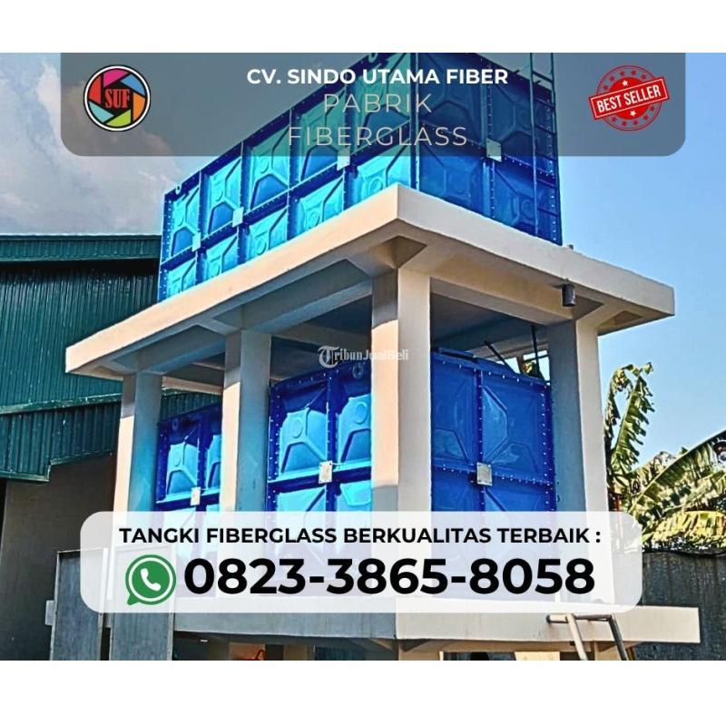 Ready Tangki Panel FRP, Tangki Air FRP Fiberglass 5000 Liter di ...