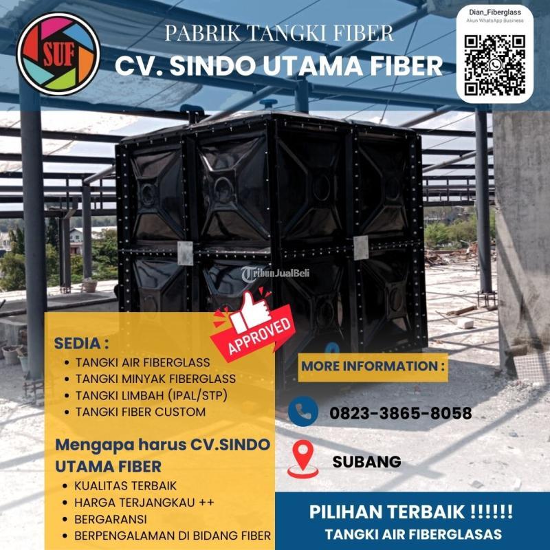 Tangki Panel Fiberglass FRP 4000 Liter Terlaris di Subang - Tribun JualBeli