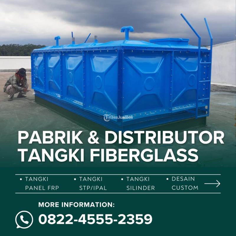 Pabrik Tangki Fiberglass IPAL Domestik dan Pabrik di Padang - Tribun ...