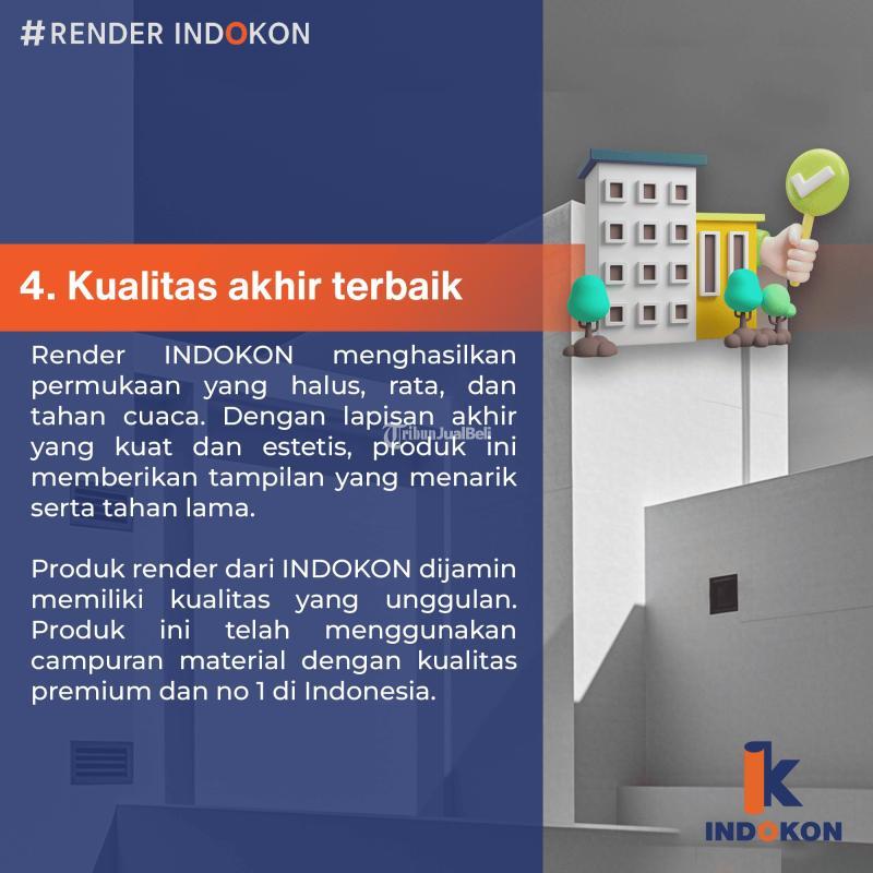 Supplier Render Mortar Indokon, Buat Dinding Halus Tanpa Acian di ...