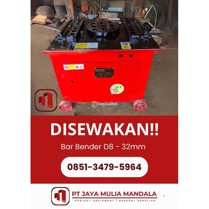 Sewa Bar Bender, Mesin Bengkok Besi Proyek, Bar Bender D8di32mm di ...