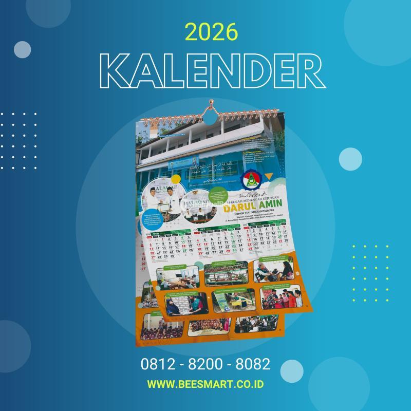 Jasa Cetak Kalender 2026 Custom Desain, Murah Berkualitas di Sidoarjo - Tribun JualBeli