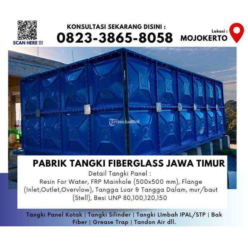 Tangki Air Fiberglass, Roof Tank Panel FRP Berkapasitas Besar di ...